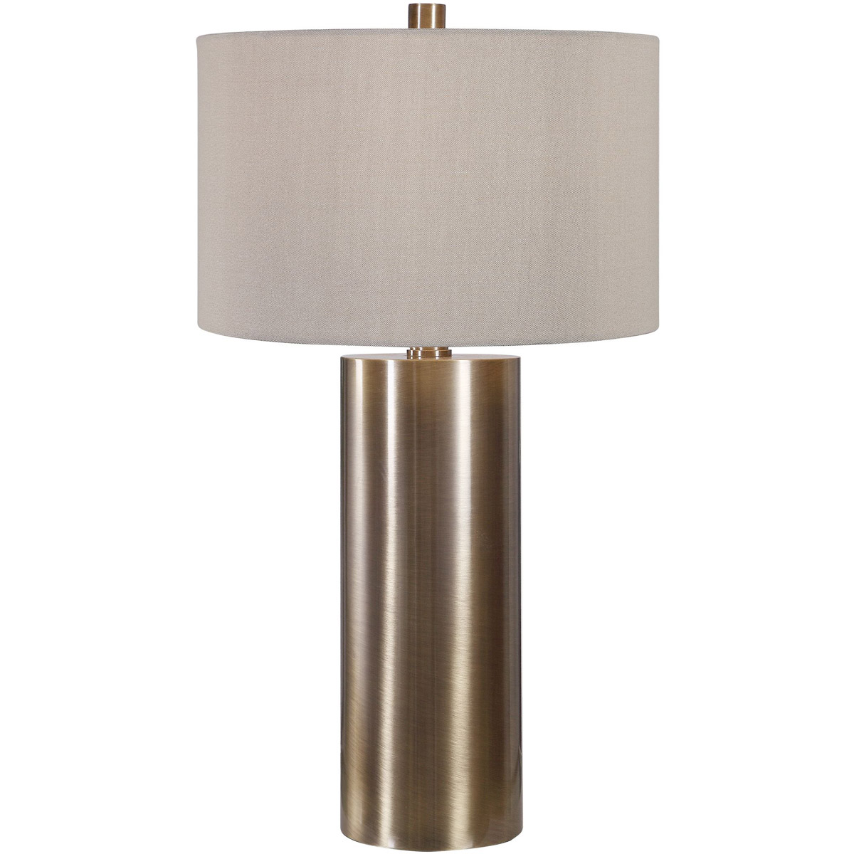 Uttermost 26384-1 Taria 32 inch 150 watt Brushed Brass Table Lamp ...